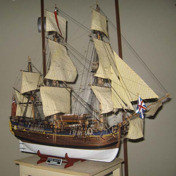H.M.Bark Endeavour - Corel kit bashed - Model Ship World™