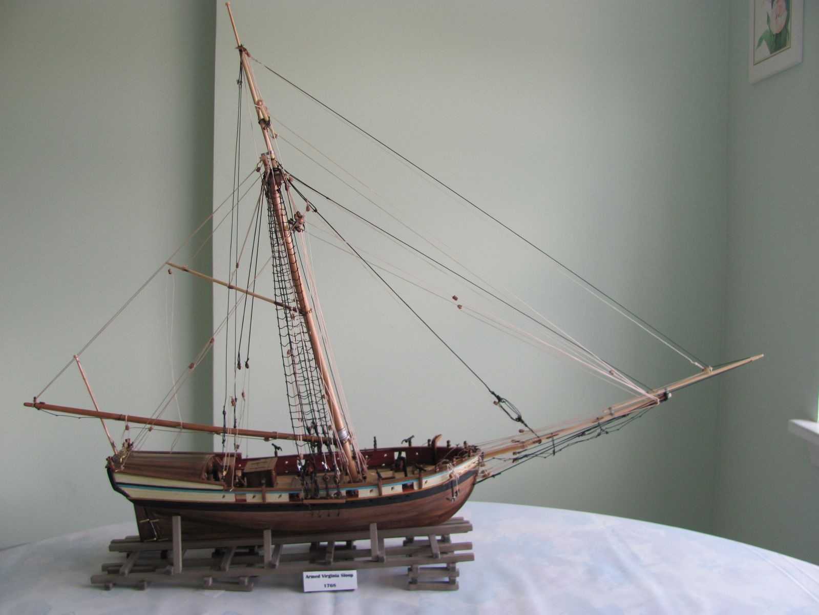 Armed Virginia Sloop - Nautical Research Guild's Model Ship World